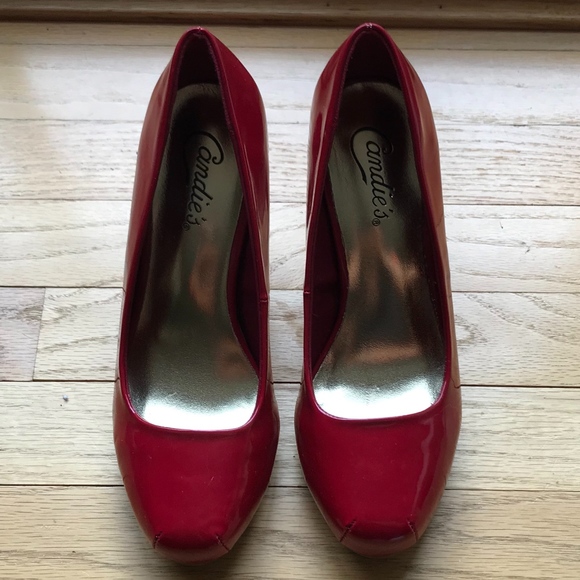 Candie's | Shoes | Cherry Red Pumps | Poshmark